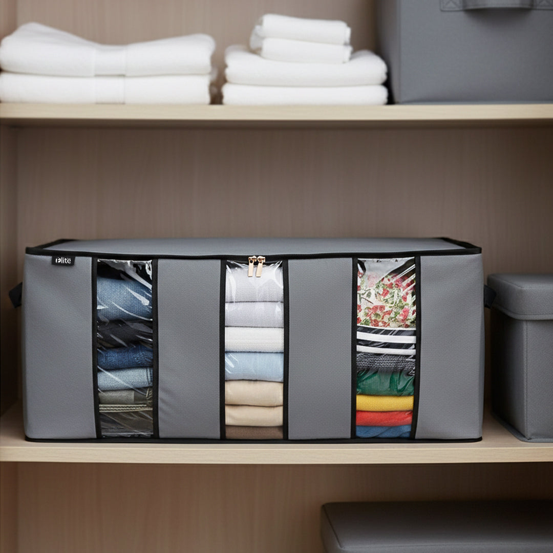 3 Compartment Storage Organizer / Clothes Storage Bag – Elitestore.pk