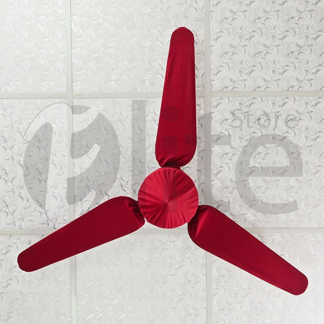 Dustproof Flexible Jersey Cotton Ceiling Fan Cover (Universal Size ...